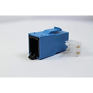 Belden RV6MJKUBL-B24 CAT6+ Revconnect Modular Jack Blue Pack of 24