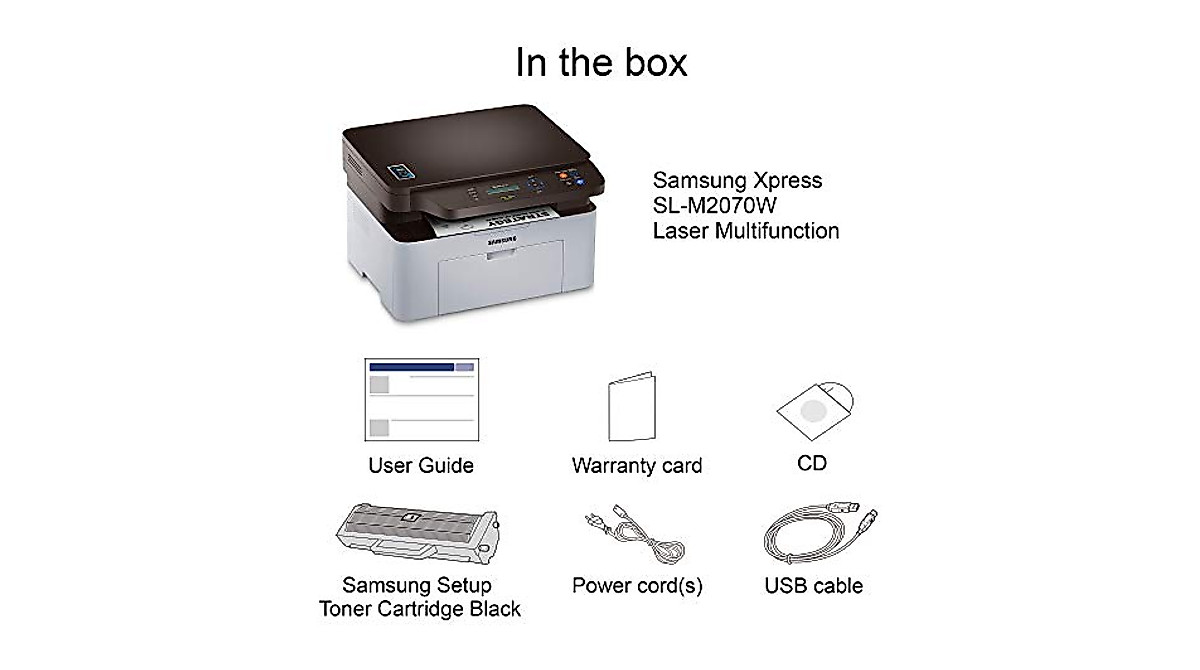 Samsung Xpress M2070W Wireless Laser Printer | Scan, Copy, NFC