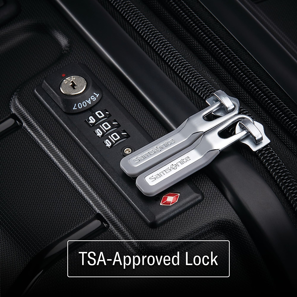 Samsonite Freeform Hardside Expandable with Double Spinner Wheels, Carry-On 21-Inch, Black