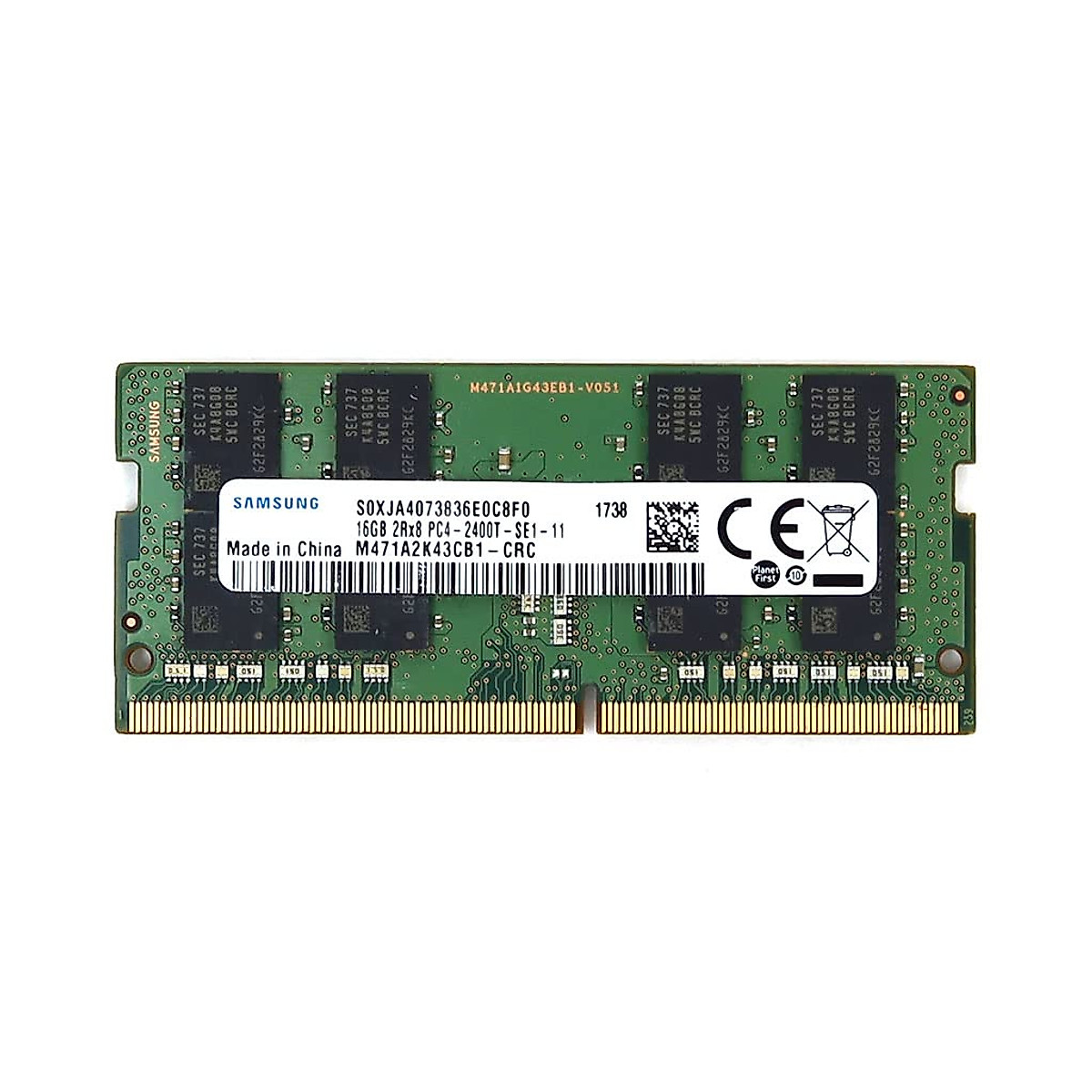 Samsung M471A2K43CB1-CRC 16GB DDR4 2400MHz Memory Module
