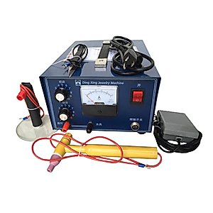 400W Mini Spot Welder Gold Silver Jewelry Laser Welding Machine with Handle Tool 110V DX-50A