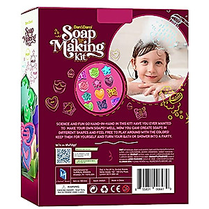 Dan&Darci Soap Making Kit for Kids - Crafts Science Toys - Birthday Gifts for Girls and Boys Age 6-12 Years Old Girl DIY Soap Kits - Best Educational Craft Activity Gift for 6-12 Year Old Kids