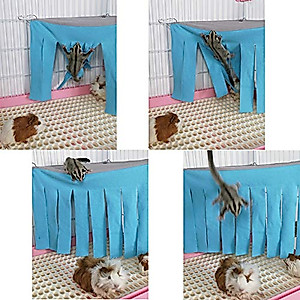 1 Pieces Guinea Pig Hideout Rat Corner Hideaway Peekaboo Toys Cage Accessories Hidden Habitat Tent Toys for Ferrets Chinchillas Sugar Glider Small Pet Animals