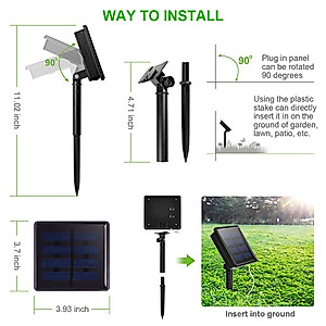 Solar String Lights, 200LED Outdoor String Lights,Copper Wire solar Lights Ambiance Lighting ,Waterproof Decorative String Lights for Outdoor, Gardens, Homes, Dancing, Christmas Party (200LED, 1 Pack)