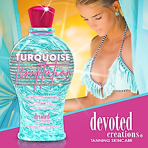 Devoted Creations Turquoise Temptation Indoor and Outdoor Tanning Lotion 12.25 oz
