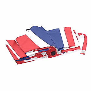 ALAZA Union Jack British 3 Folds Auto Open Close Anti-UV Umbrella