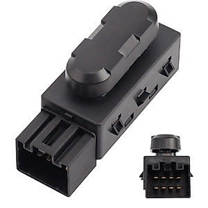 6 Way Power Seat Adjust Switch for Compatible with 2005-2015 Edge Escape Expedition Explorer Flex F150 F250 F350 F450 MKX, Replace OE 5F9T-14B709-AA, 9L3Z14A701A, SW605, PSW550