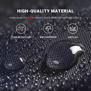 Himiway UPGRADE Bike Cover for 1 Fat Tire Bike or 2 Bikes THICKENED Bicycle Cover 600D Heavy Duty Ripstop Material Bike Rain Cover IP65 Waterproof Outdoor Storage Anti Dust Rain Snow UV for All Bikes