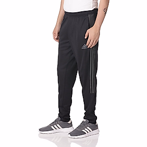 adidas Men's Tiro 21 Track Pants, Black/Dark Grey Heather, 3X-Large Big