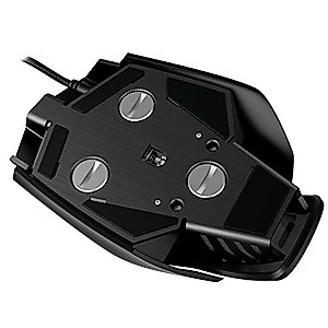 Corsair M65 PRO RGB Optical FPS Gaming Mouse (12000 DPI Optical Sensor, Adjustable Weights, 8 Programmable Buttons, 3-Zone RGB Multi-Colour Backlighting, Xbox One Compatible) - Black