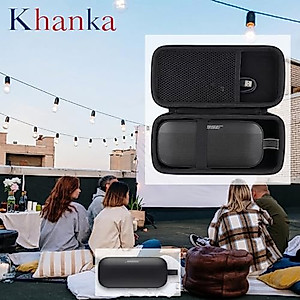Khanka Hard Travel Case Replacement for Bose SoundLink Flex Bluetooth Portable Speaker (Black)
