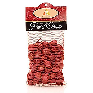 Kejora Fresh Pearl Onions Combination ( Yellow, White and Red ) 3 x 10 oz ( 1 pack per color)