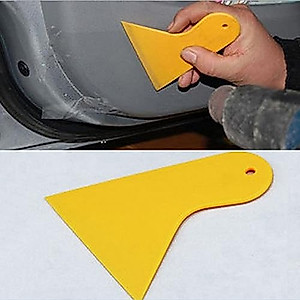 HONMEET Scraper for DIY Tool Small Scraper DIY Scraper Glue Scraper Yellow