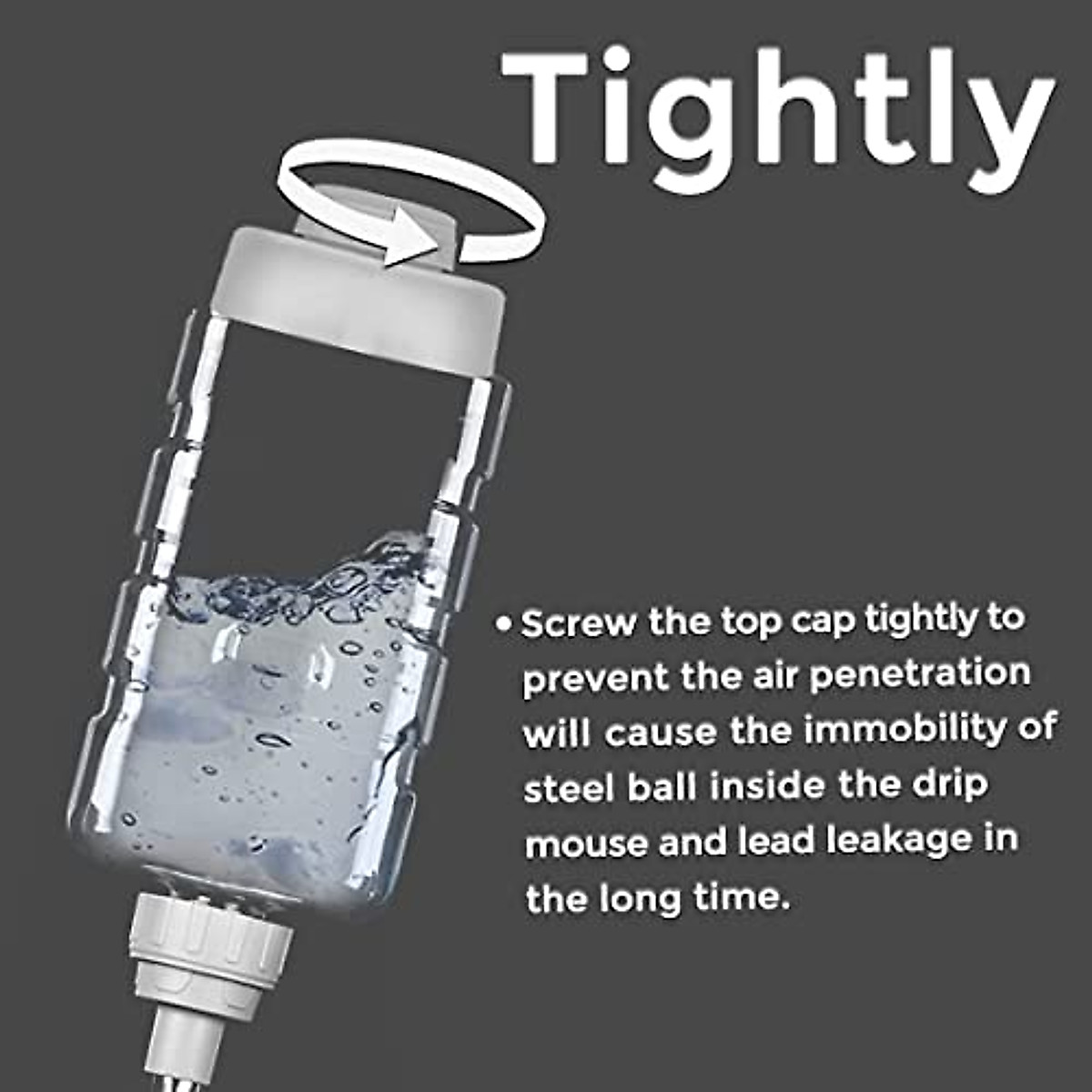 Vannon Dog Water Dispenser for Cage Leakproof Crate Water Bottle for Dogs & Rabbits Pet Auto Feeding Water Bottle Nozzle Diameter: 12mm, Top Fill, BPA Free