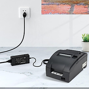 PKPower AC/DC Adapter for EPSON TM-U220B TMU220B Model M188B TM-T88V TMT88V 325 TM-U325D TMU325D POS Printer Power Supply Cord Cable PS Charger