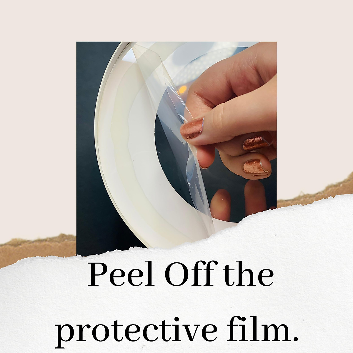 White Tall Clear Cake Boxes 5 PCs - 8 Inch Round Clear Cake Box For Birthday Cake | Wedding Cake - Transparent Cake Box - Bakery Boxes - Clear Gift Boxes (White 8.5"D x 11.75" H)