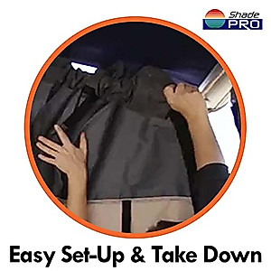 ShadePro - Villa RV Awning Screen Room - Add Room for Your Family Under Your RV Awning - Camper Screen Room for RV Patio or Porch Enclosure - Size 18 feet