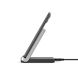 PureGear 10W Fast Wireless Charging Pad with Kickstand, Qi-Certified Wireless Charging Stand for iPhone 11, 11 Pro, 11 Pro Max, SE,Xs Max, XR,XS, Galaxy S22, S21,S20,S10,S9 & More Qi Enable Devices