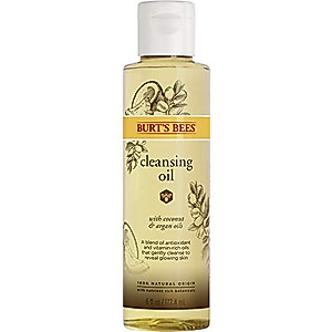Burt's Bees 100% Natural Facial Cleansing Oil for Normal to Dry Skin, 6 Oz