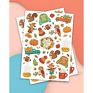 xo, Fetti Fall Temporary Tattoos for Kids - 32 Glitter styles | Birthday Party Supplies, Autumn + Pumpkin