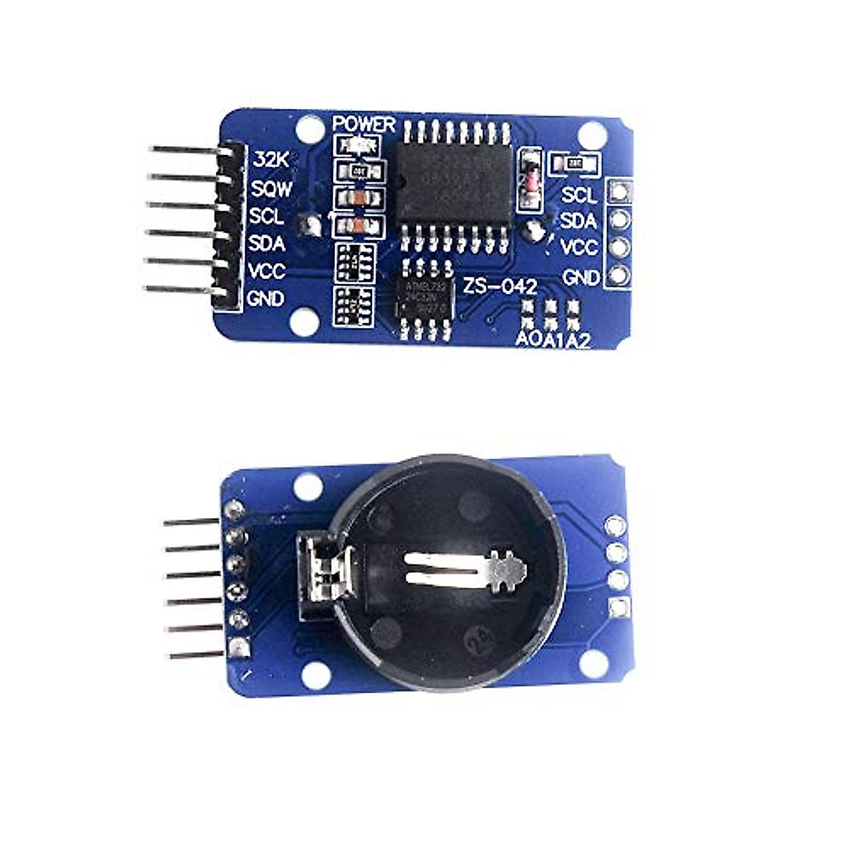 Geekstory 2PCS DS3231 AT24C32 IIC RTC Clock Module High Precision Real Time Clock Module Sensor for Arduino DIY