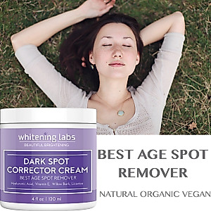 Whitening Labs Dark Spot Corrector - Anti-Aging Moisturizer for Face, Body, Sensitive Areas, Men & Women