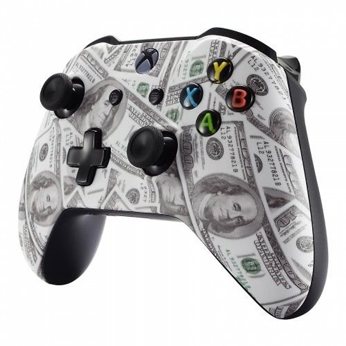 MODDEDZONE Custom MODDED Wireless Controller for Xbox One S/X and PC - With Unique Smart Mods - Best For First Person Shooter Games - Handcrafted by Experts in USA with Unique Design - Benjamins