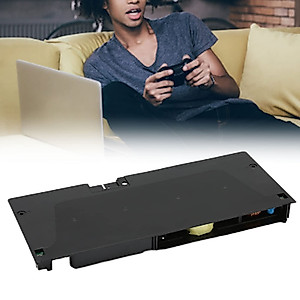 Hilitand N16‑160P1A Power Supply Internal Replacement with Power Cord for PS4 Slim(for CUH-21XX CUH-2115)(Black-US)