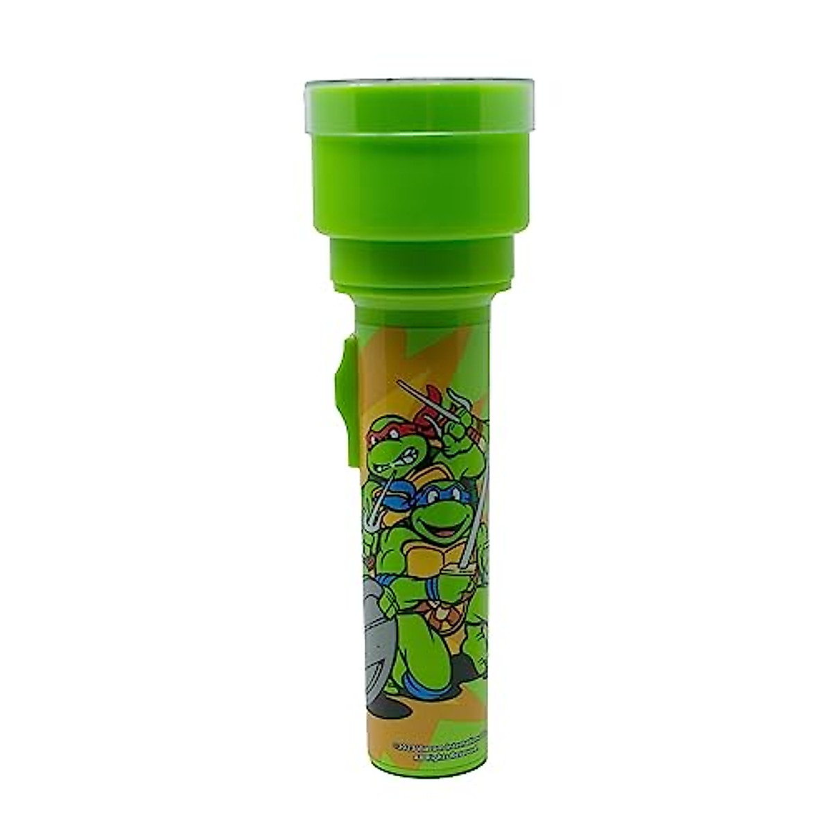 TMNT Handheld Flashlight Projector Light with Character Lens - Halloween Safety Trick or Treat, Night Light, Stocking Stuffer or Play