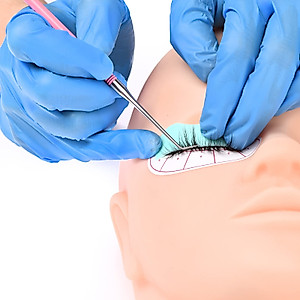 EKYSSO 2 PCS Lash Lift Perm Tools and Tint Kit, EKYSSO Eyelash Lifting Tool, 2 in 1 Eyelash Separator with Separating Comb, Professional Lash Lift Comb Perming and Tinting Supplies(Pink)