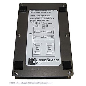 BitcoinMerch.com - Gekkoscience 8 Port USB Hub 2.0 for Compac F Bitcoin Miner