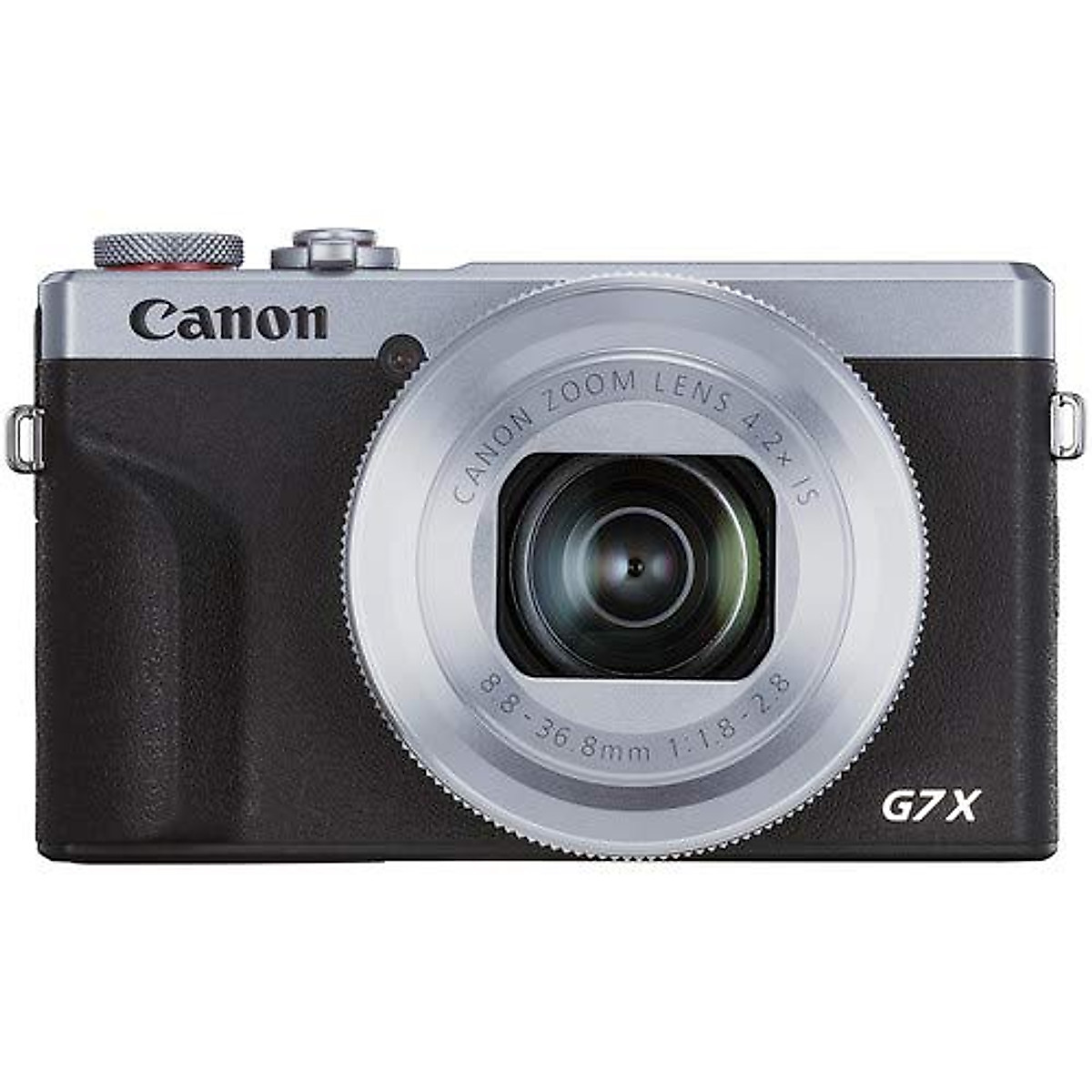 PowerShot G7 X Mark III 20.1MP 4K Digital Camera with 4.2X Optical Zoom Lens 24-100mm f/1.8-2.8 Silver + 16GB Memory Card Sunshine Kit