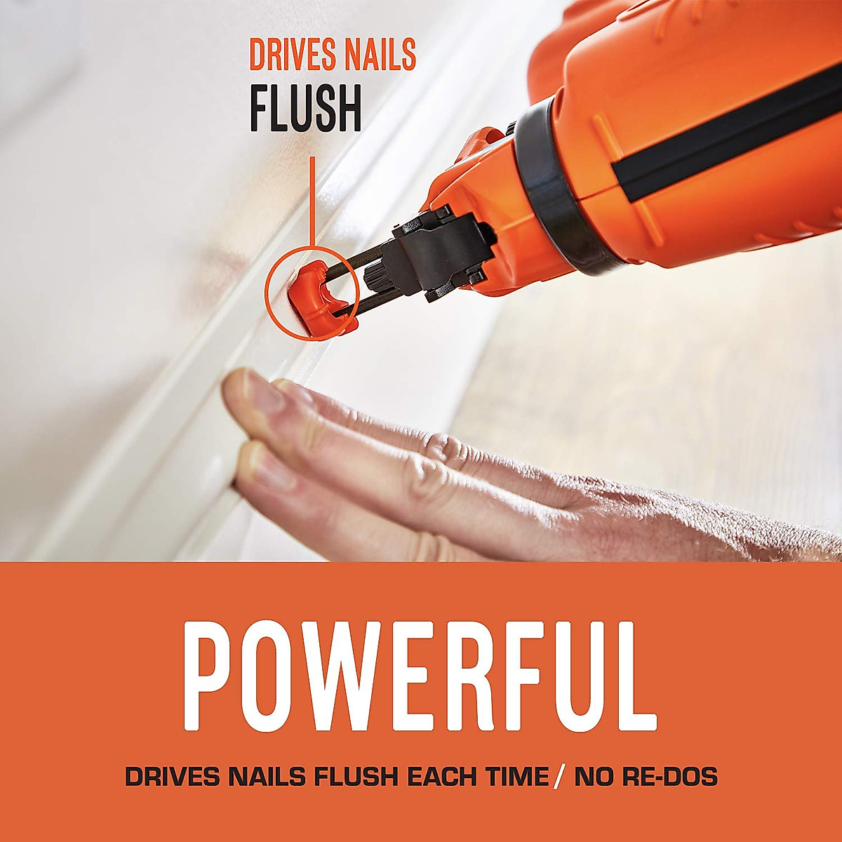 Paslode, Cordless Finish Nailer, 916000, 16 Gauge, Battery and Fuel Cell Powered, No Compressor Needed