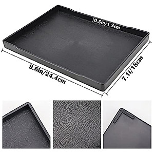 YOLUFER Reptile Food Water Bowl Plate Dish for Tortoise Crawl Pet Drinking and Eating Hallow Water Dish for Reptiles (Size3-L)