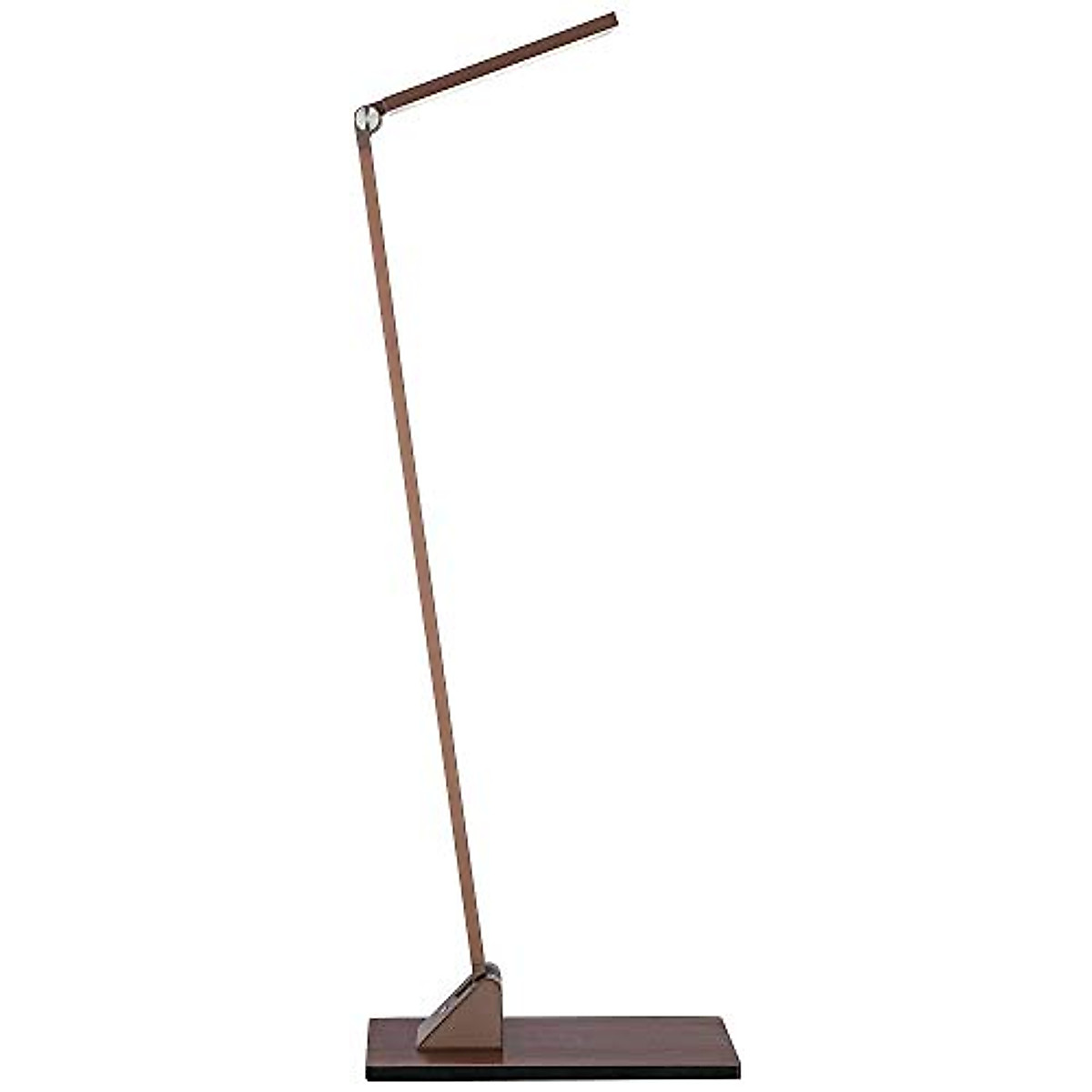 Possini Euro Design Bentley Modern Minimalist Touch Desk Table Lamp LED 21" High French Bronze Aluminum Metal Adjustable Head for Living Room Bedroom House Bedside Nightstand Home Office Reading