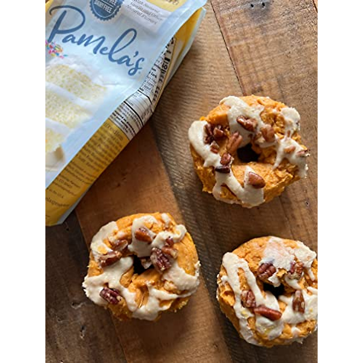 Pamela's Gluten Free Vanilla Cake Mix, Dairy Free, Kosher, 21-Ounce Bag (Pack of 6)