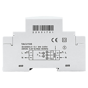 BBAUER SDM Modbus 230V Multifunction Energy Meter Single-Phase One Pulse Output with RS485 K W VA A V KWH 45-65Hz 1Pcs