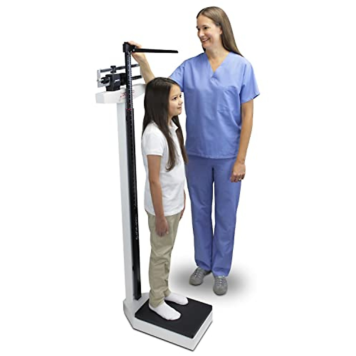 DETECTO 339 Mechanical Physician Beam Scale with Height Rod, Dual Reading KG/LB