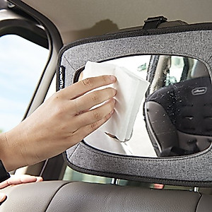 Backseat Baby Mirror For Rear-Facing Child (Grey Melange)