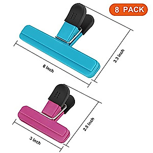 TACGEA Vegetable Peeler for Kitchen 2 Pack & 8 Pack Food Clips