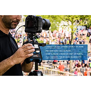 LiveU Solo HDMI Wireless Live Video Streaming Encoder Bundle with MDR7506 Headphones + 32GB Extreme microSD Card + Ethernet Cable + HDMI Cable + Cable Ties + Deluxe Cleaning Kit + More