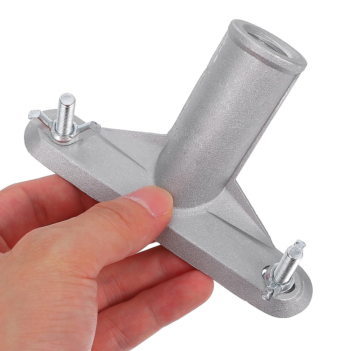 jojofuny Broom Handle Bracket with Broom Handle Adapter and Handle Mounting Brackets, Pole Handle Adapter Broom Head Bracket Connecting