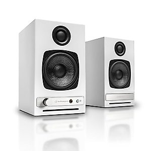 Audioengine A2-HD Wireless Bluetooth PC and Computer Desktop Speakers with aptX HD - USB, RCA, Headphone Compatible