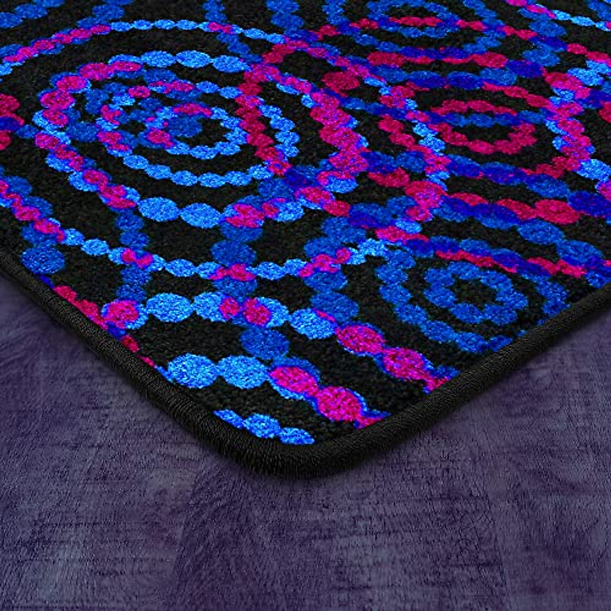 Joy Carpets Fluorescent Dottie 12' x 7'6" Area Rug