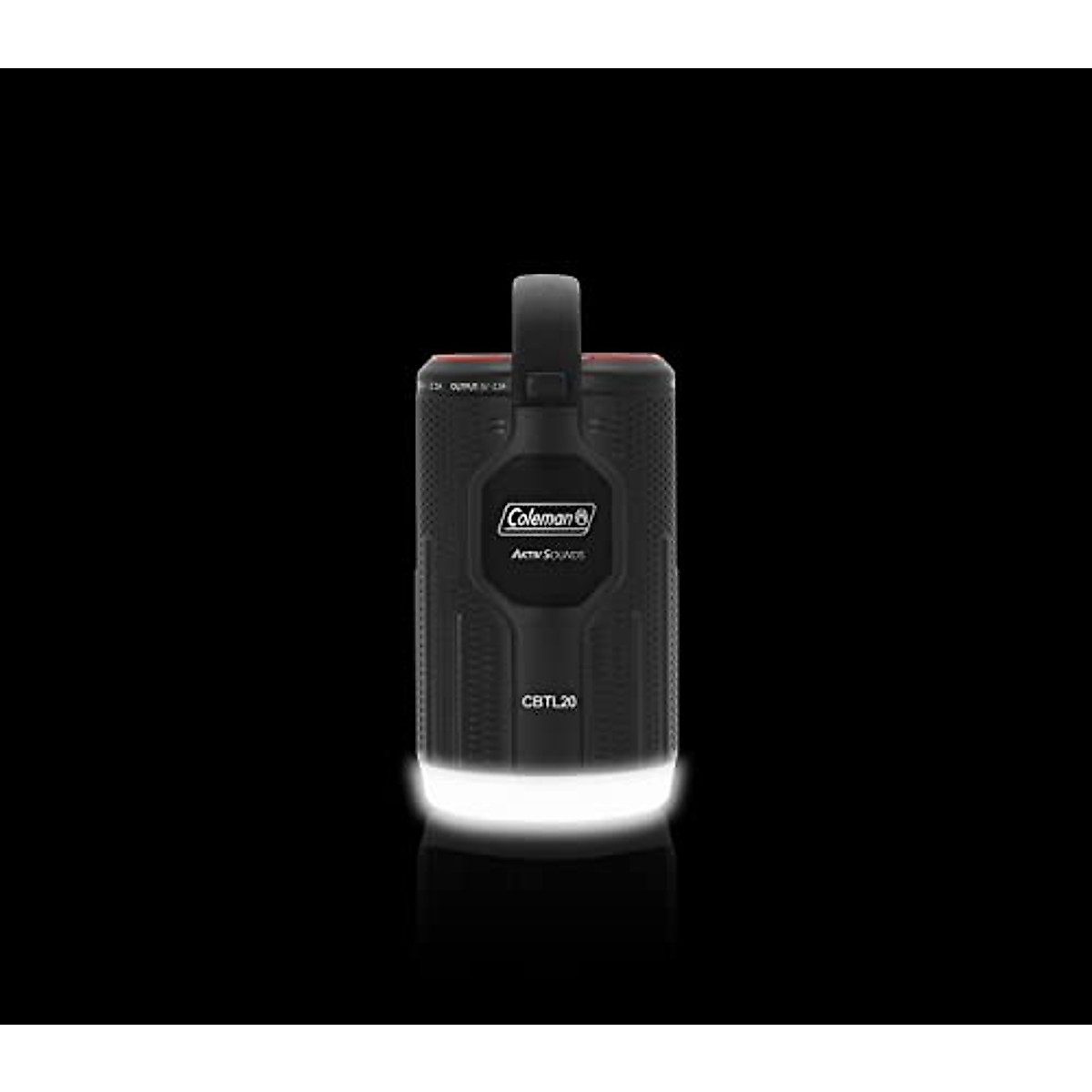 Coleman CBTL20 Portable Waterproof Bluetooth Speaker w/Campsite Lighting & Portable Charger
