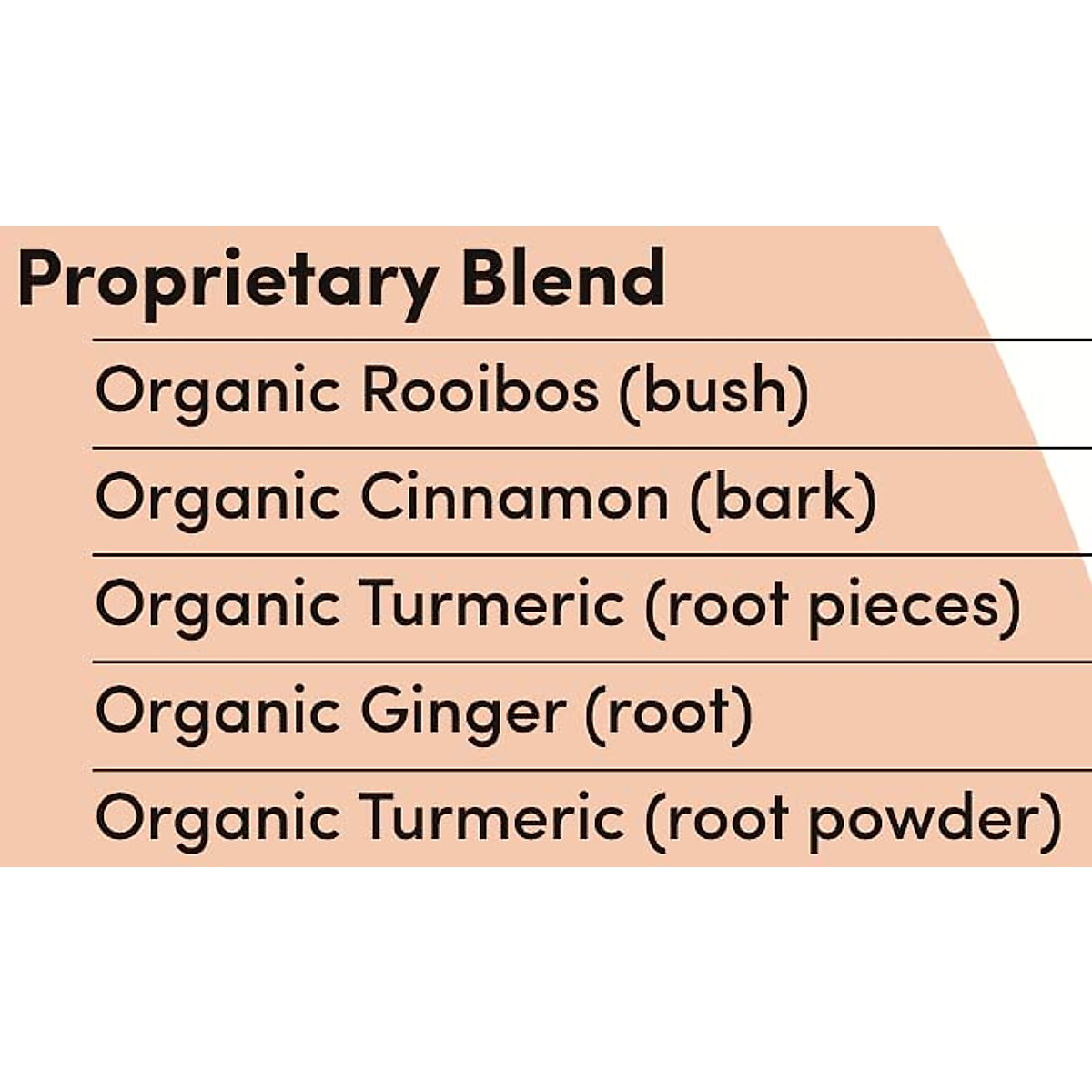 Organic Anti Inflammatory Turmeric Ginger Tea - AIP diet, Whole 30, Paleo friendly, Golden Tonic Herbal Blend - Ayurvedic rooibos herbs, 100% Organic Gluten-Free