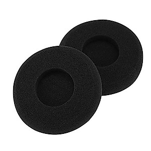 PUSOKEI 2PCS Leather Earmuffs,Replacement Foam Headphone Ear Pads for GRADO SR60 SR80 SR125 SR225 M1 M2 Headphones