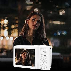 Yrmaups Digital Camera Vlogging Camera for Kids, Adult, Beginners 4K 56MP with 2.7 Inch LCD Display Vlogging Autofocus & Time Lapse