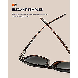 TIJN Polarized Sunglasses for Women Men Classic Trendy Stylish Sun Glasses 100% UV Protection