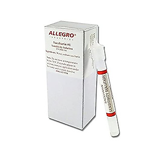 Allegro Industries 2040‐11K Saccharin Sensitivity Solution, One Size (Pack of 6)